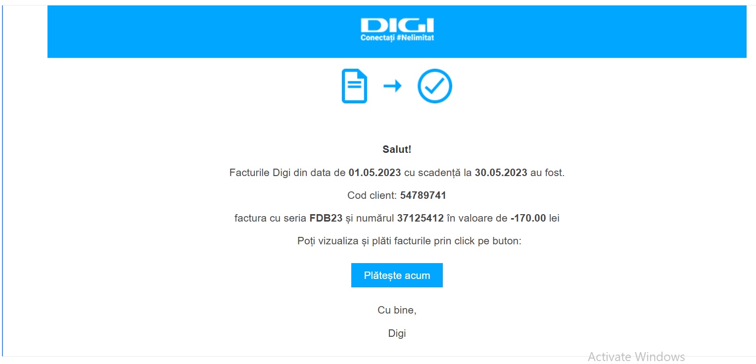 Imaginea DIGI Romania și Poșta Română folosite în campanii de phishing ...